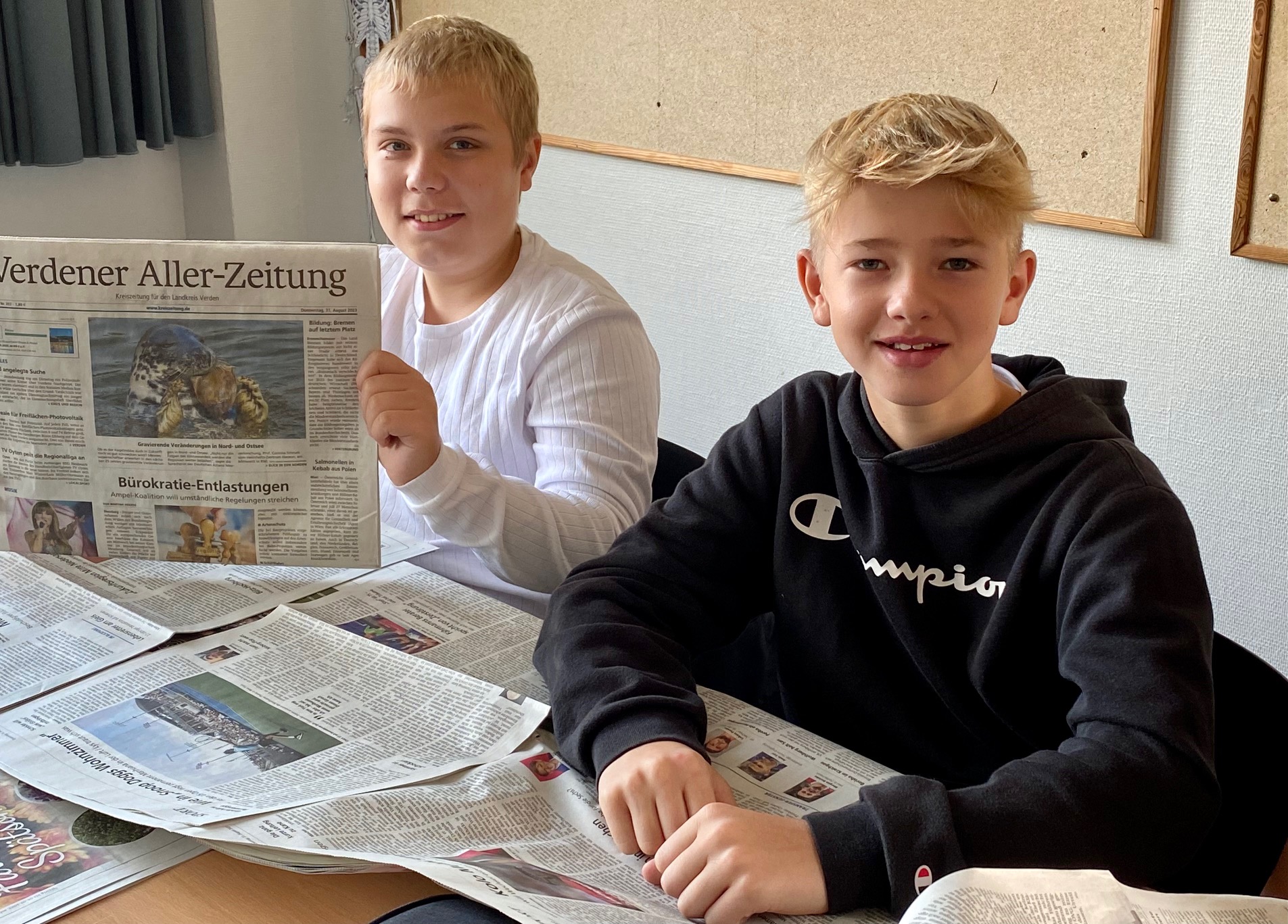 Lokalzeitung im Unterricht – Aller-Weser-Oberschule Dörverden
