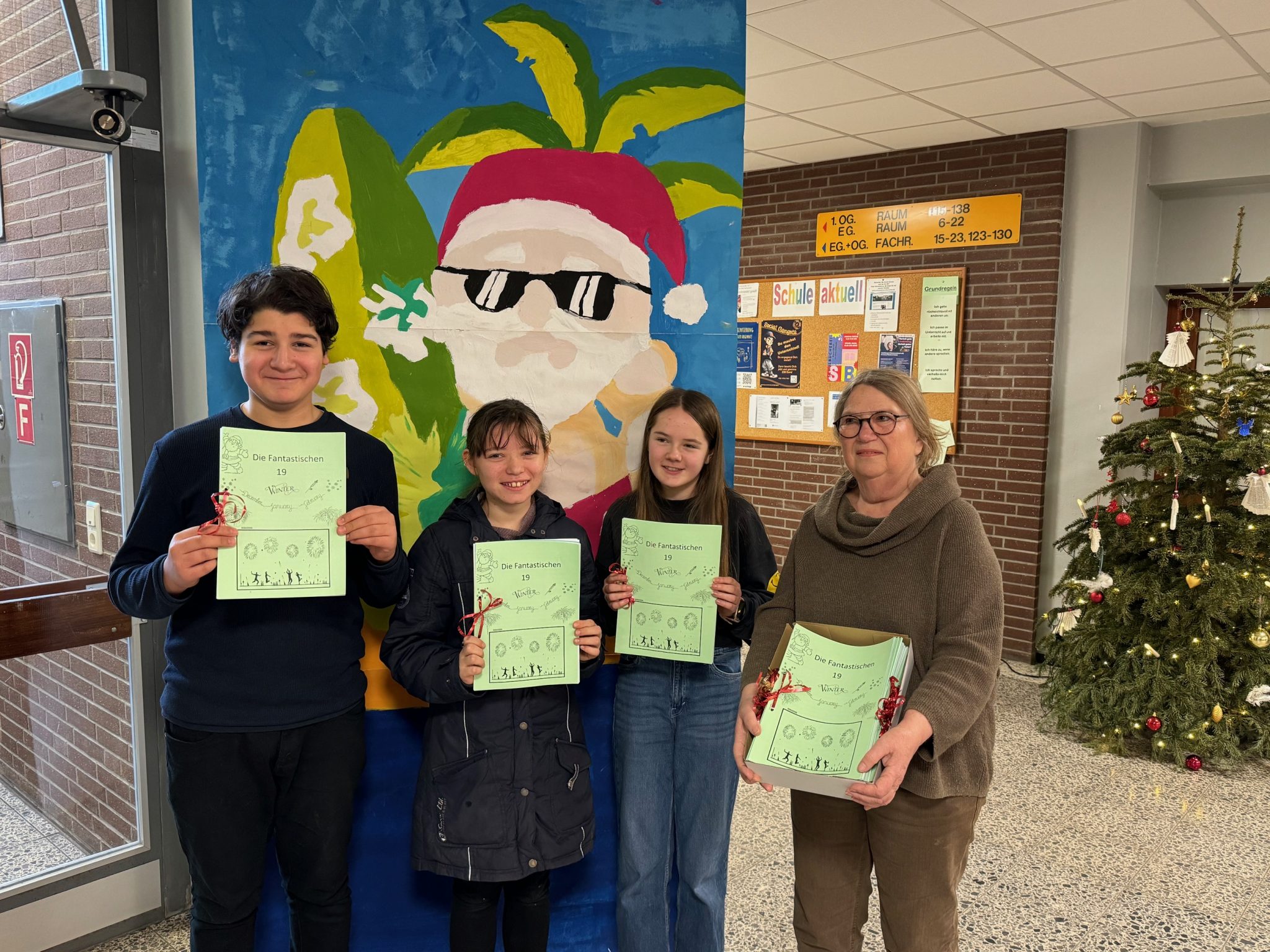 Weihnachtsausgabe der Schülerzeitung verteilt – Aller-Weser-Oberschule ...