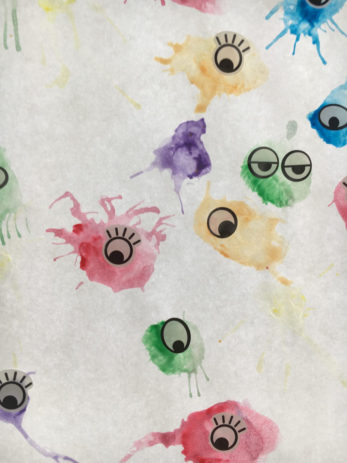 Puste-Monster in der Kunst AG – Pestalozzi Grundschule Nordhorn